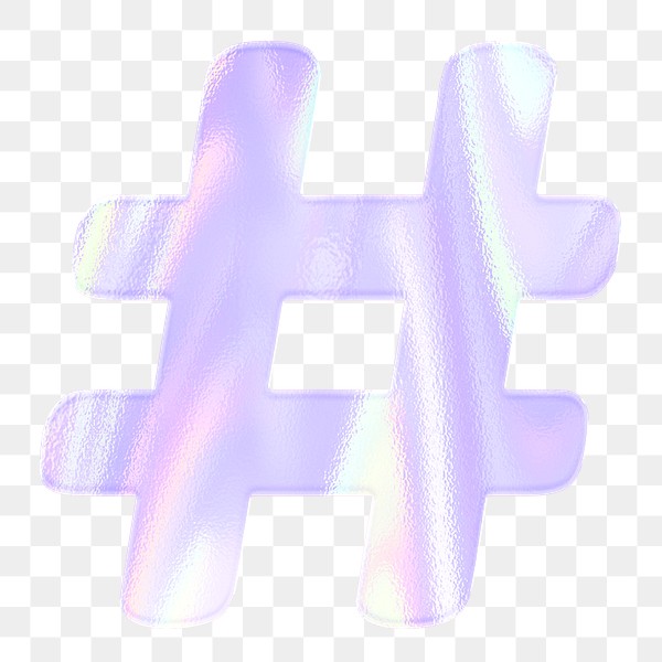 Hash symbol sticker png pastel | Free PNG Sticker - rawpixel
