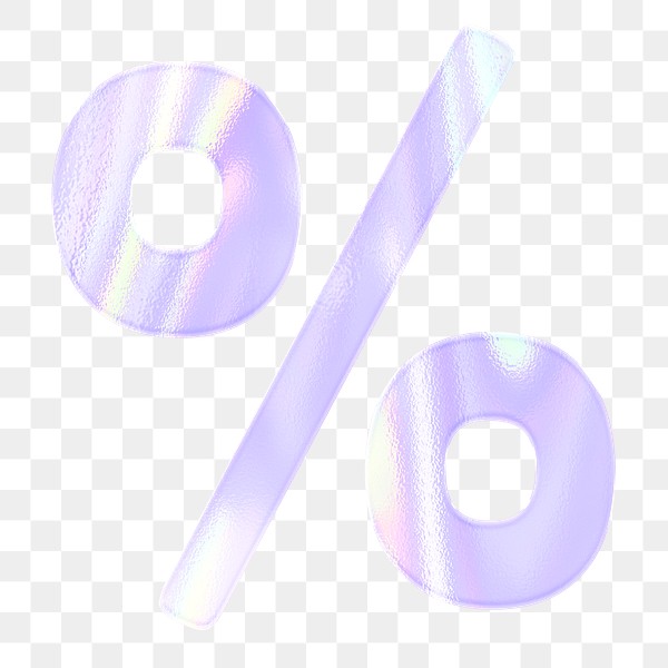 Percent symbol sticker png pastel | Premium PNG Sticker - rawpixel