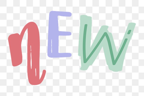 New text doodle hand drawn | Premium PNG Sticker - rawpixel