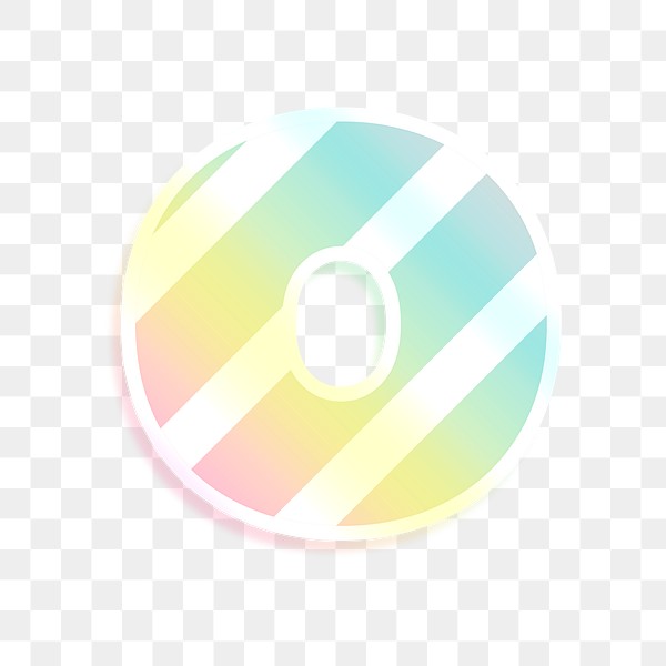 Png letter o rainbow gradient | Free PNG Sticker - rawpixel