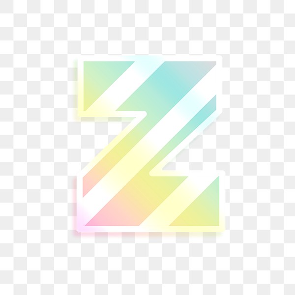 Png letter z rainbow gradient | Free PNG Sticker - rawpixel