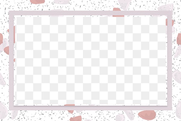 Png pink terrazzo frame transparent | Premium PNG - rawpixel