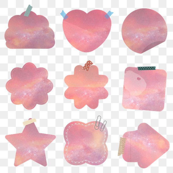Reminder png pink galaxy background | Premium PNG - rawpixel