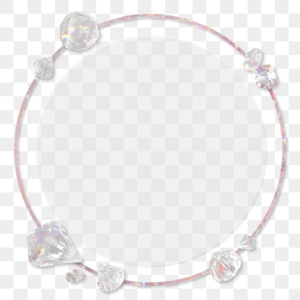 Round crystal frame design element | Premium PNG - rawpixel