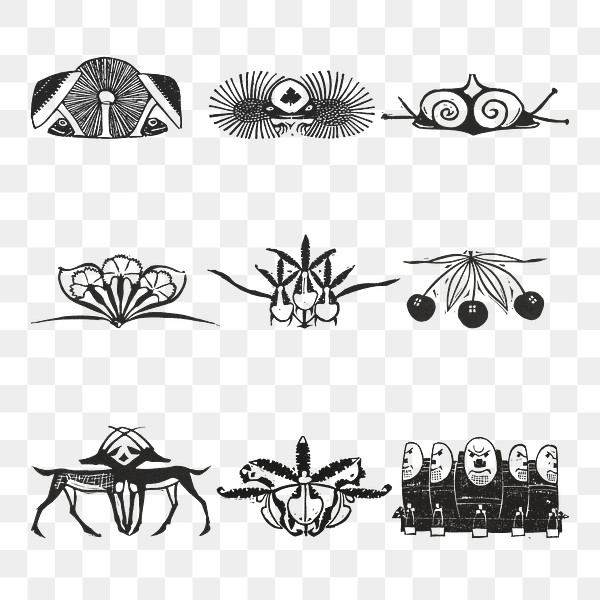 Vintage element png sticker print | Premium PNG - rawpixel