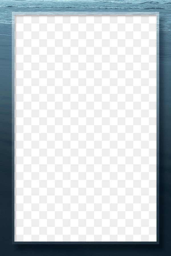 Dark blue ocean frame transparent | Premium PNG - rawpixel