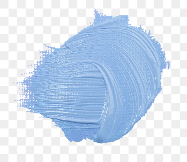 Blue paint smudge textured png | Premium PNG Sticker - rawpixel