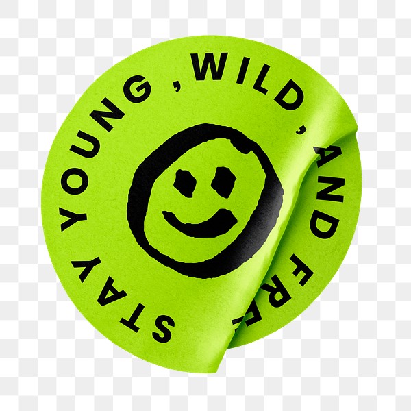 Neon green sticker png, old | Premium PNG Sticker - rawpixel