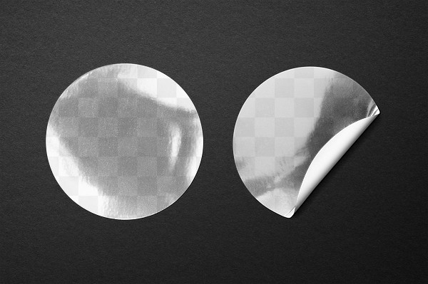 Transparent sticker png mockups, round | Free PNG Mockup - rawpixel