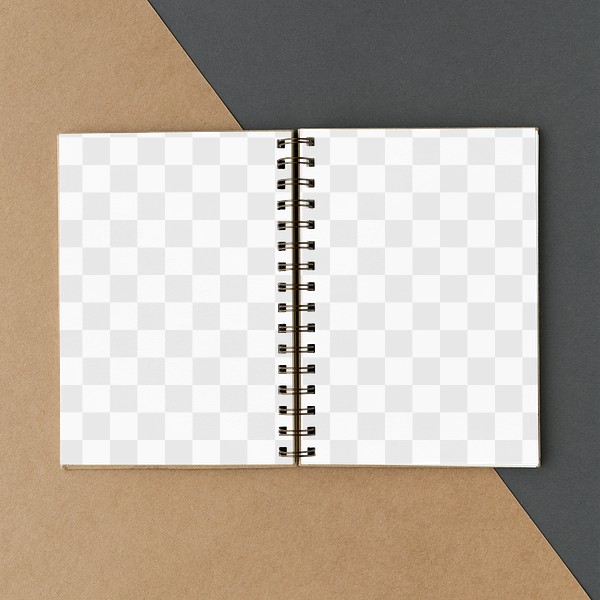 Opened notebook page design element | Premium PNG - rawpixel