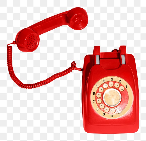 Red rotary dial design element | Free PNG Sticker - rawpixel