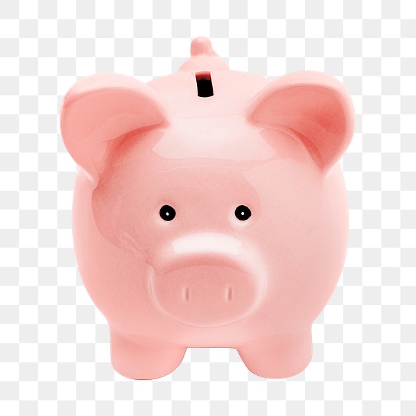 Pink piggy bank sticker design | Free PNG Sticker - rawpixel