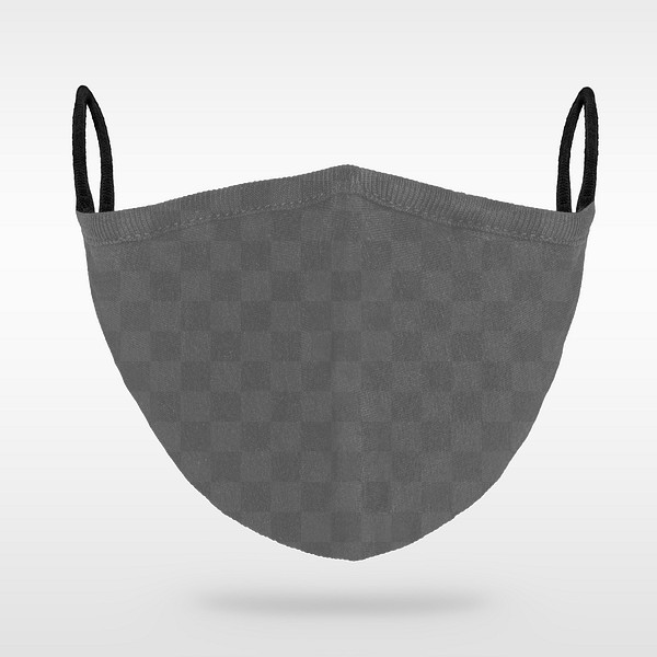 Gray fabric face mask mockup | Free PNG Mockup - rawpixel