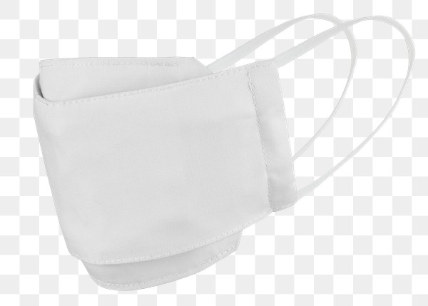 White protective cloth mask design | Free PNG - rawpixel