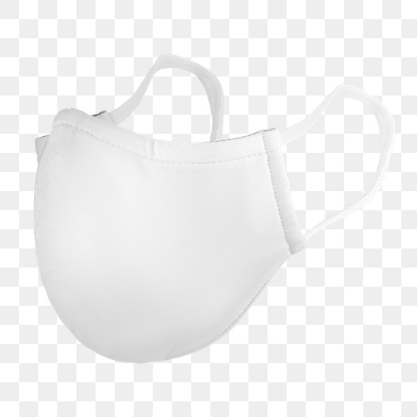 White protective cloth mask design | Premium PNG Sticker - rawpixel