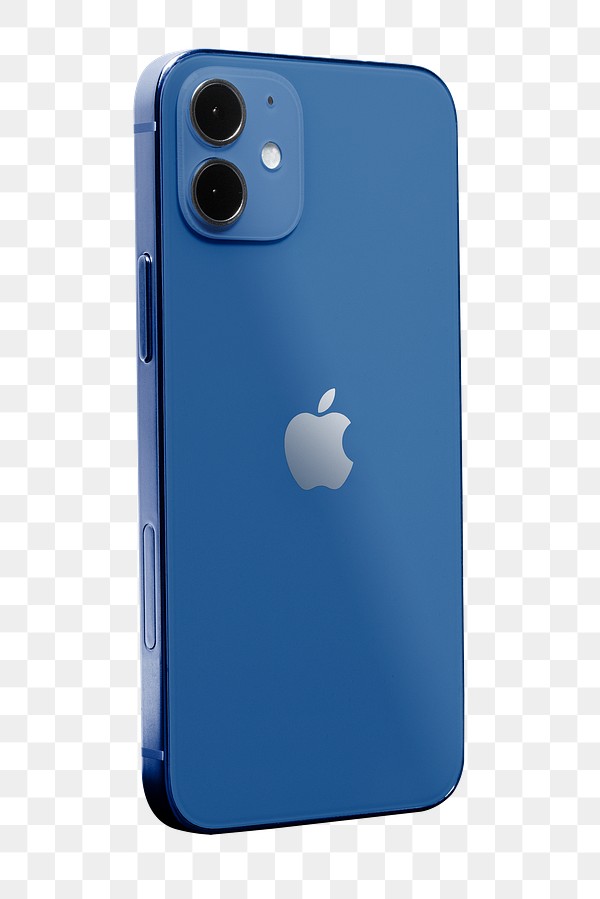 Blue Apple iPhone 12 Mini | Premium PNG Sticker - rawpixel