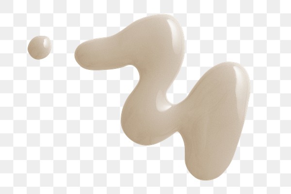 White paint drop png design | Free PNG Sticker - rawpixel