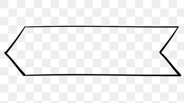 Png decorative tape, arrow sticky | Premium PNG Sticker - rawpixel