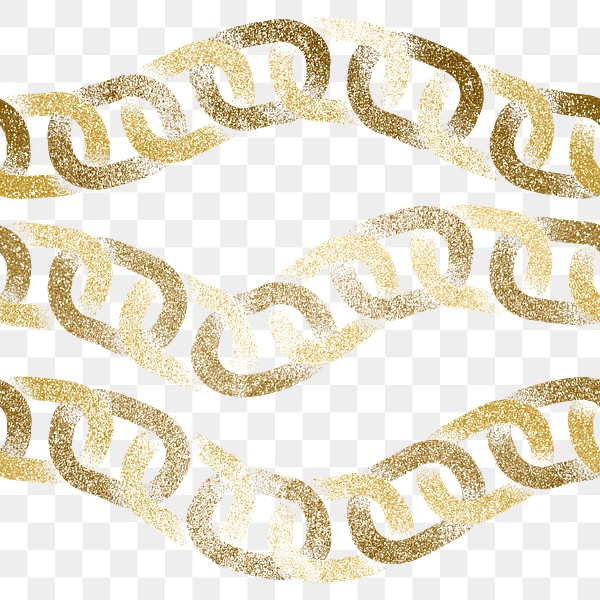 Gold chain png pattern, transparent | Premium PNG - rawpixel