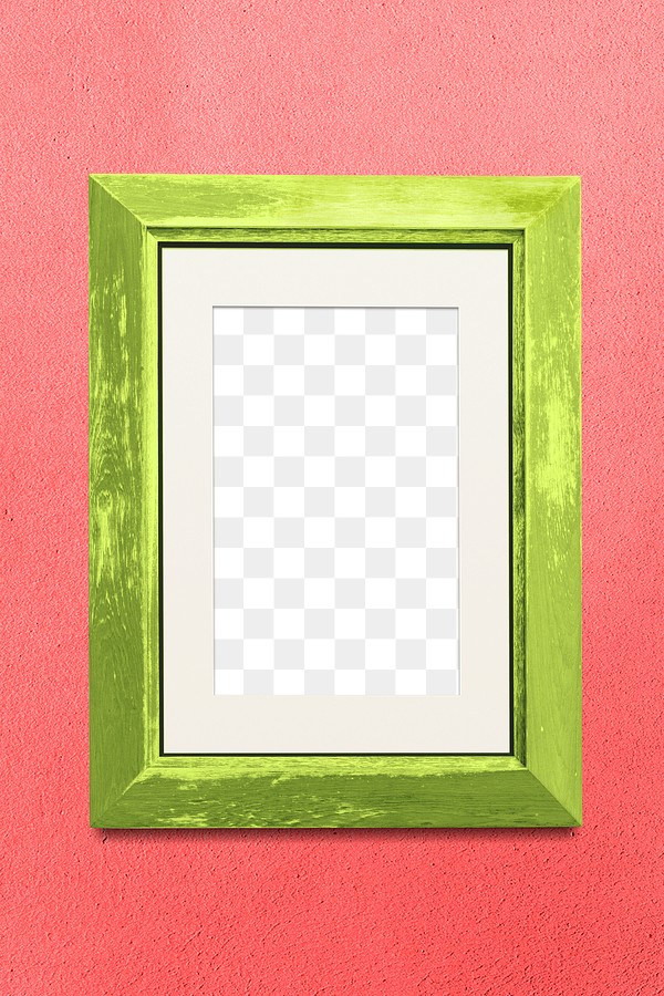 Green picture frame mockup pink | Premium PNG - rawpixel