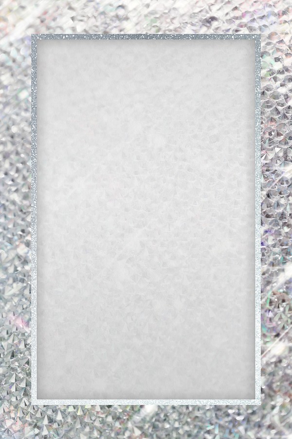 Silver glittery rectangle frame transparent | Premium PNG - rawpixel