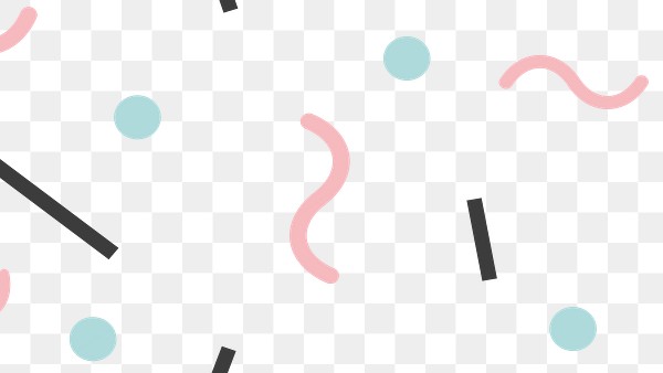 Colorful memphis style background | Premium PNG - rawpixel