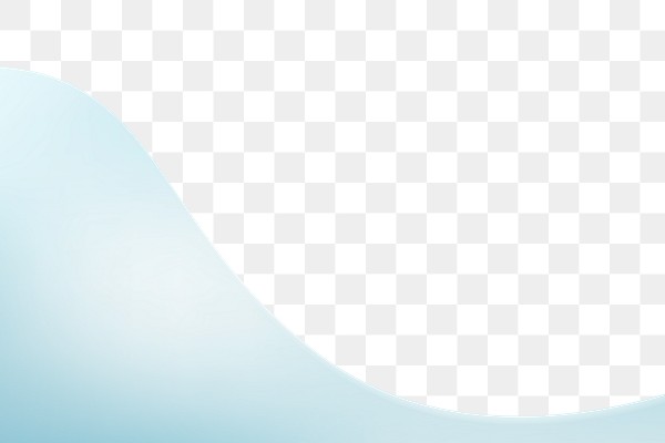 Blue curved border design element | Premium PNG - rawpixel