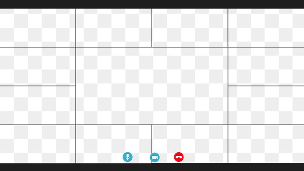 Video conference screen grid design | Free PNG - rawpixel