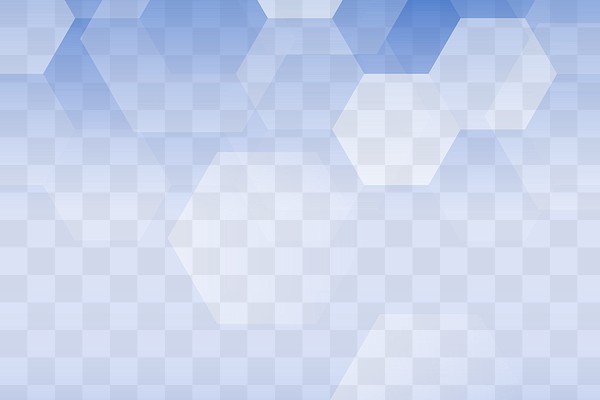 Gradient hexagon patterned blue background | Free PNG - rawpixel