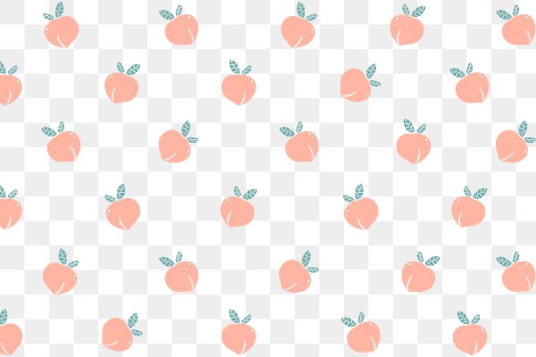 Hand drawn peach patterned background | Premium PNG - rawpixel