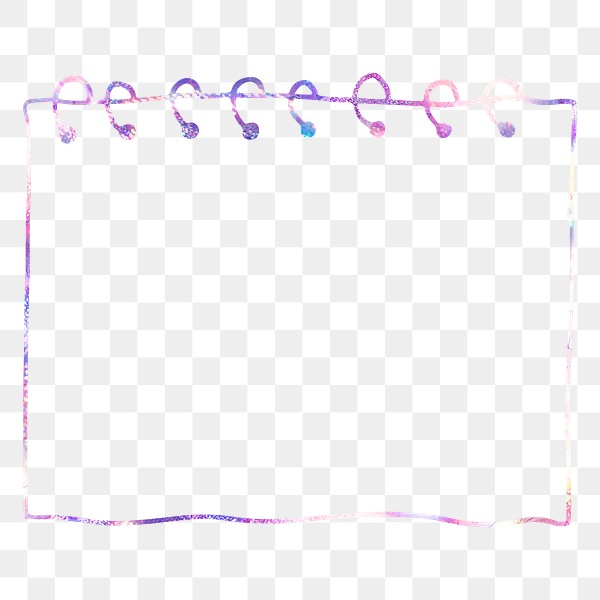 Purple neon paper note frame | Premium PNG - rawpixel