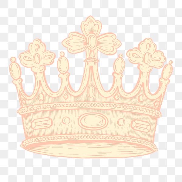 Cream crown sticker overlay design | Premium PNG Sticker - rawpixel