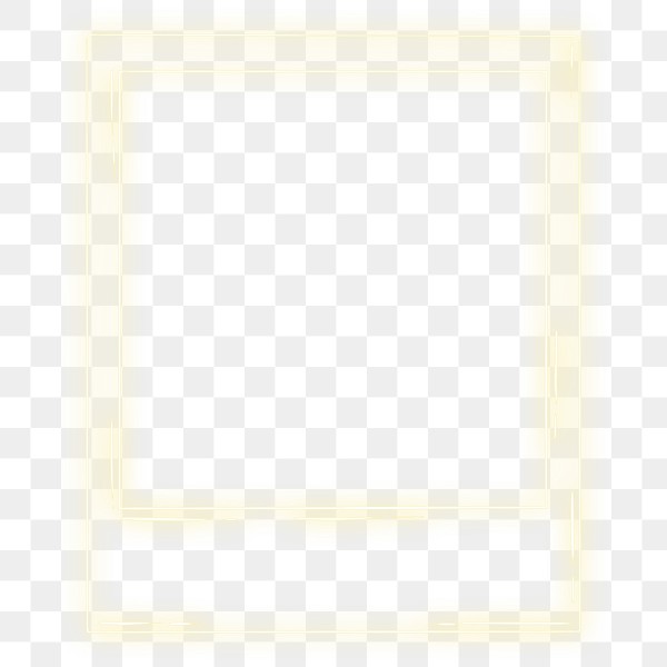 Neon yellow instant photo frame | Premium PNG - rawpixel