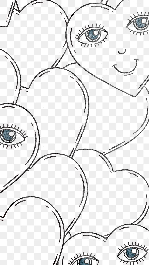 Heart shape background design element | Premium PNG - rawpixel