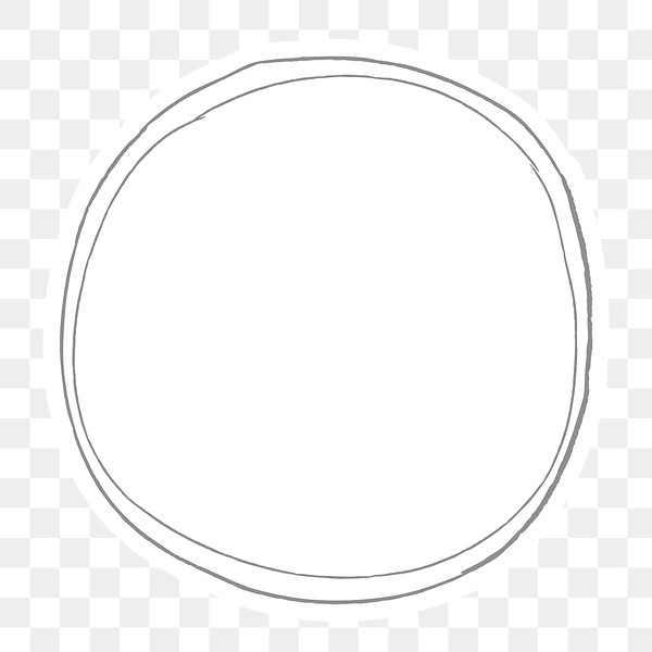 Round doodle sticker design element | Premium PNG Sticker - rawpixel