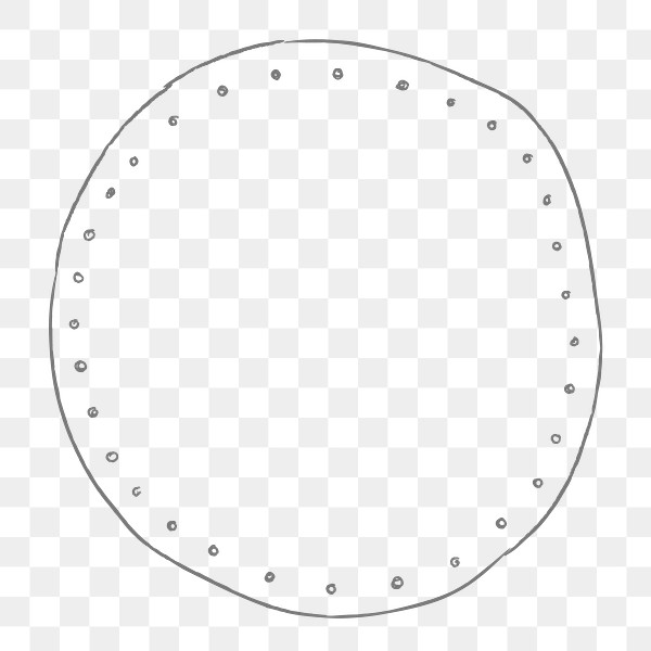 Round doodle sticker design element | Free PNG - rawpixel