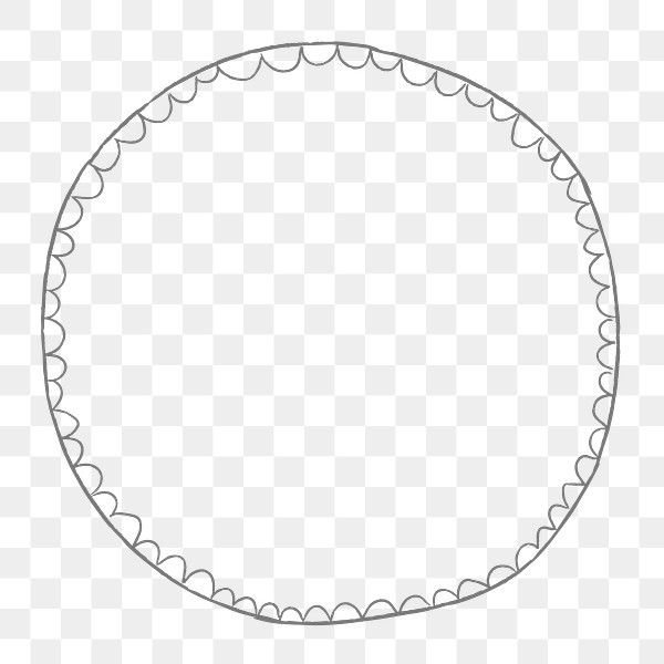 Round doodle sticker design element | Premium PNG - rawpixel