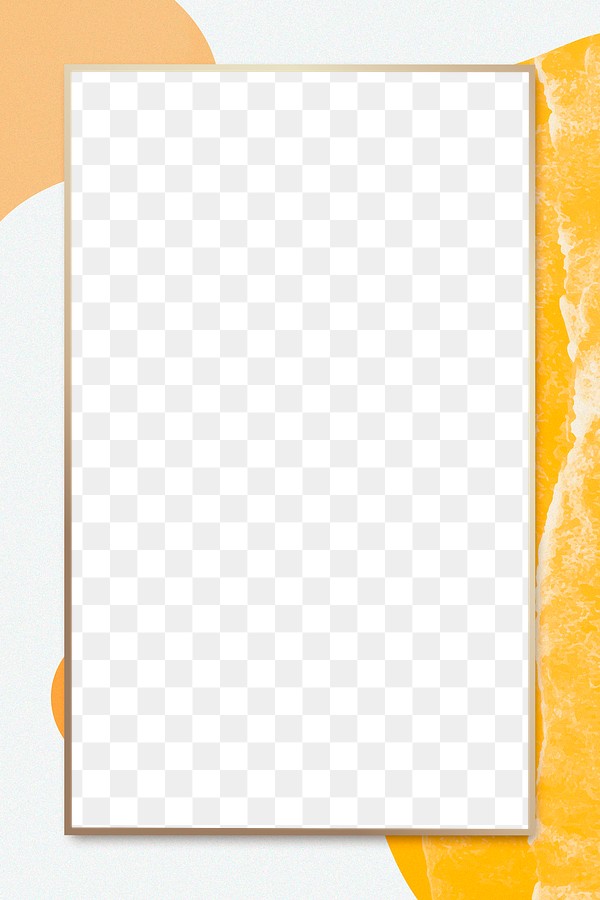 PNG orange standing frame textured | Premium PNG - rawpixel