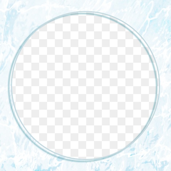 Round abstract water frame design | Premium PNG - rawpixel