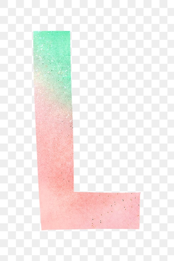 Letter l colorful typography png | Premium PNG Sticker - rawpixel