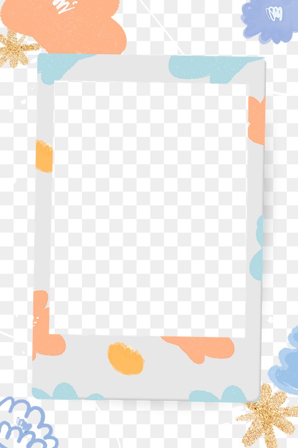 Instant camera frame png flower | Premium PNG - rawpixel