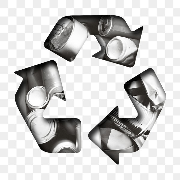 Png recycling symbol used cans | Premium PNG Sticker - rawpixel