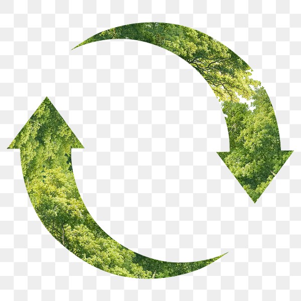 Png recycling symbol green trees | Premium PNG Sticker - rawpixel