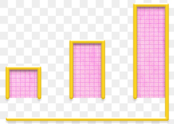 Png pink bar chart business | Premium PNG Sticker - rawpixel