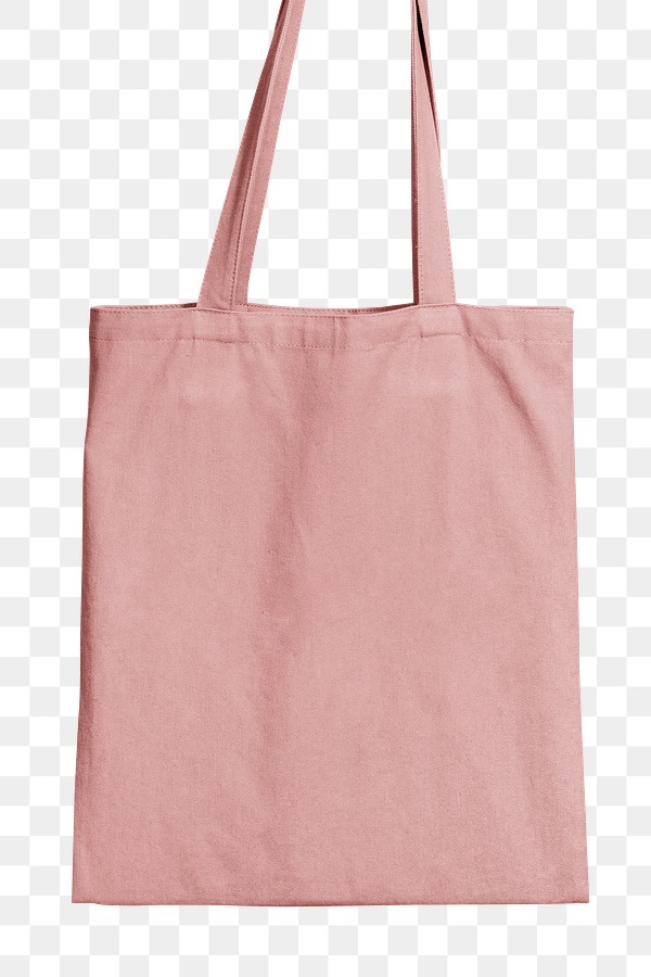 Pink tote png mockup transparent | Premium PNG Sticker - rawpixel