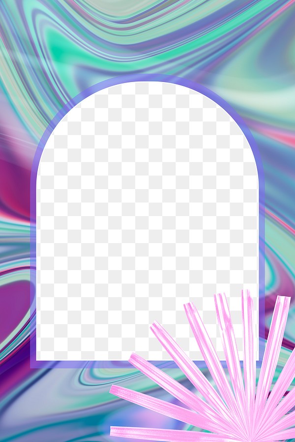 Liquid marble frame png in green | Free PNG - rawpixel