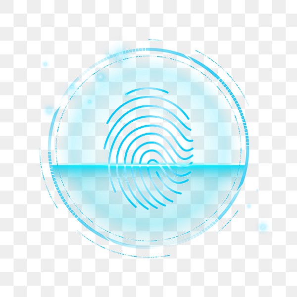 Fingerprint biometric scan png cyber | Premium PNG Sticker - rawpixel