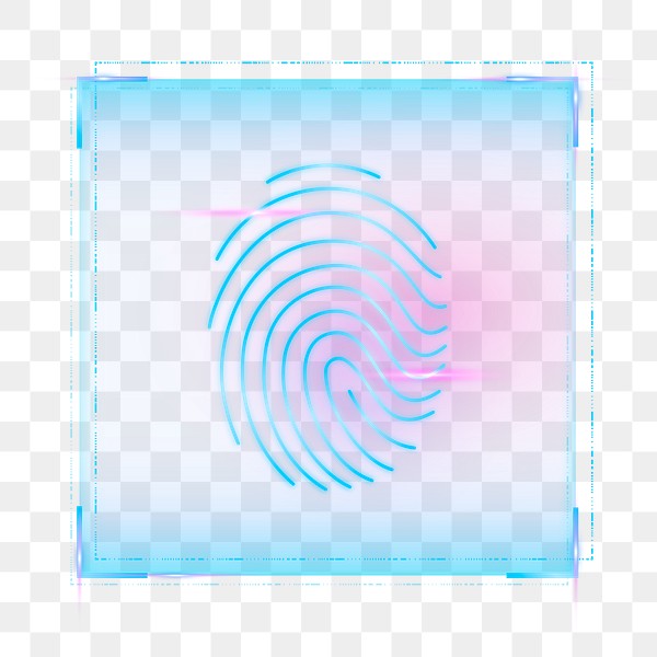 Fingerprint biometric scan png cyber | Premium PNG Sticker - rawpixel