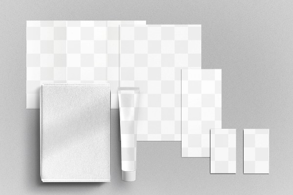 Stationery and paper mockup png | Premium PNG - rawpixel