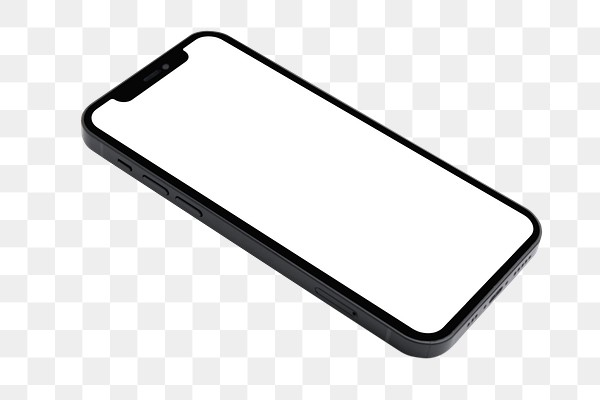 Smartphone white screen png mockup | Free PNG Sticker - rawpixel
